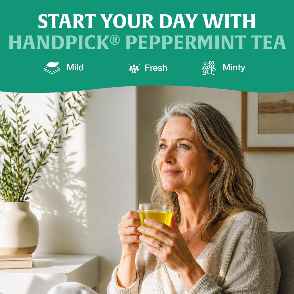 aromatic peppermint tea for relaxation