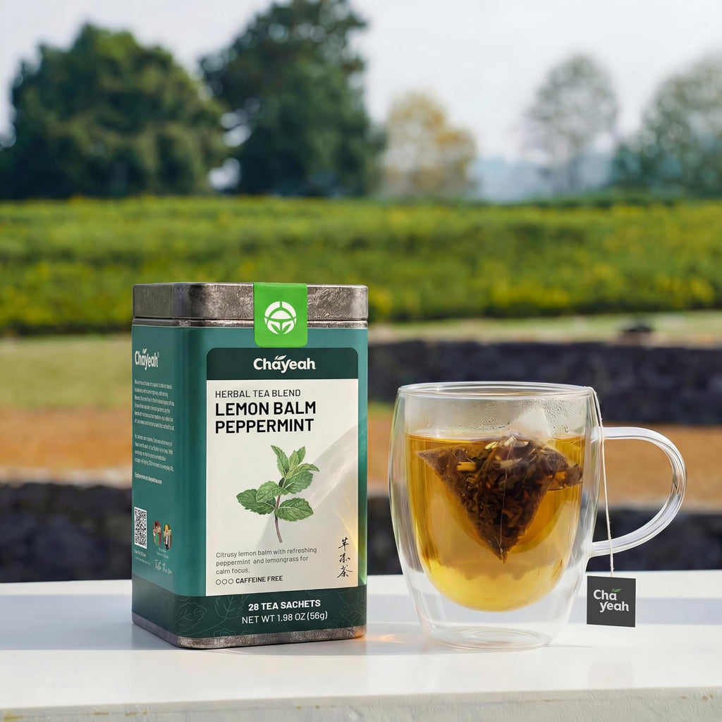 aromatic peppermint tea for relaxation