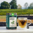 aromatic peppermint tea for relaxation