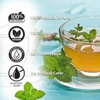 aromatic peppermint tea for wellness