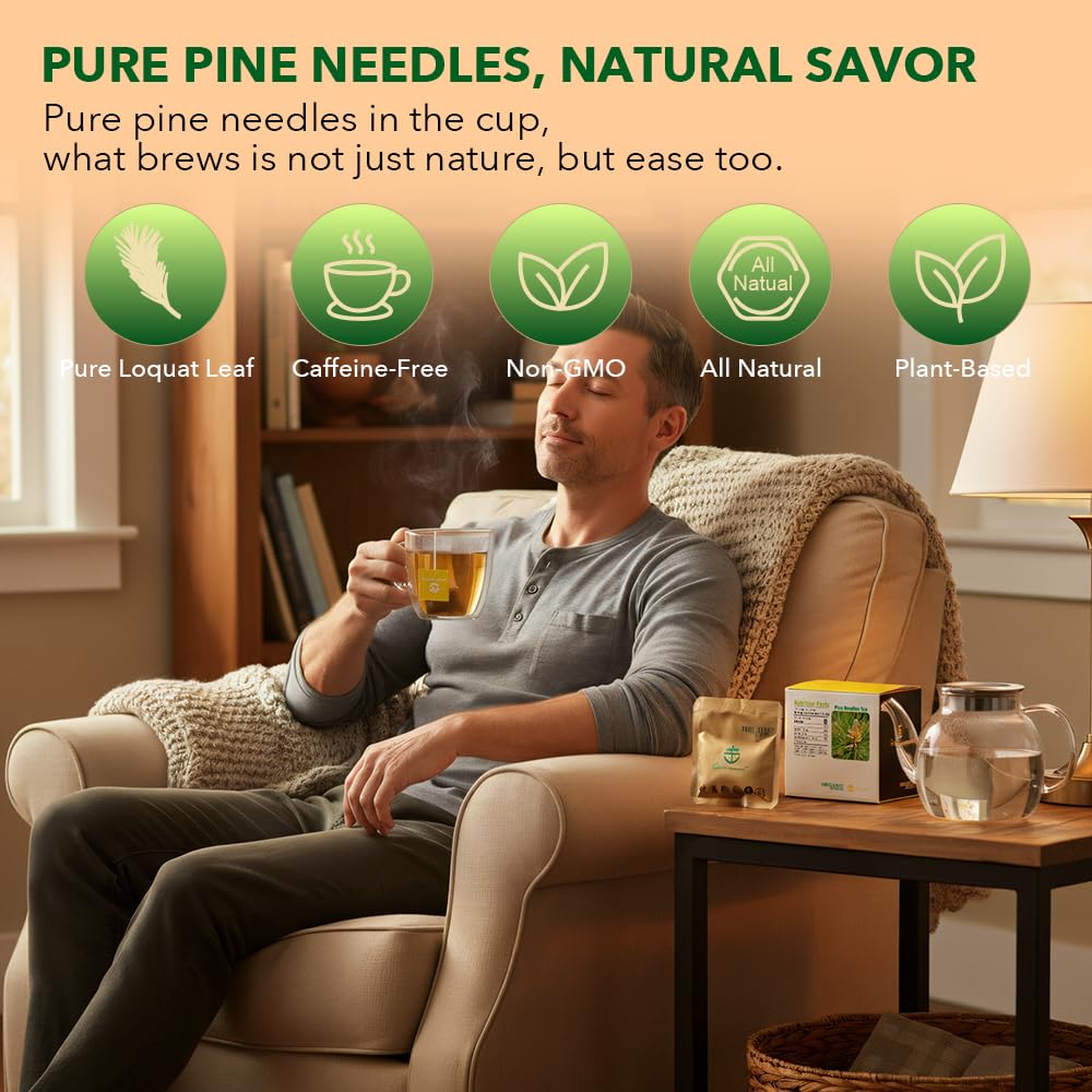 aromatic pine needle tea experience
