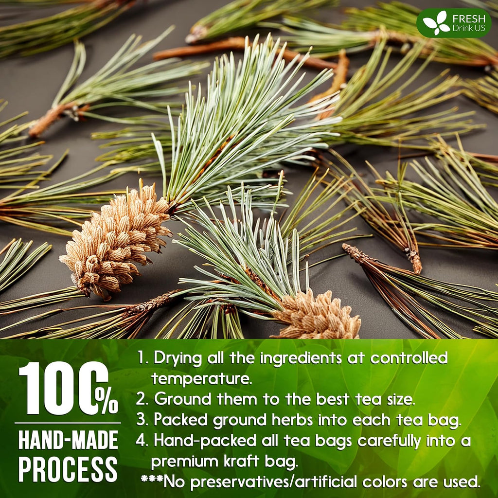 aromatic pine needle tea for cozy evenings
