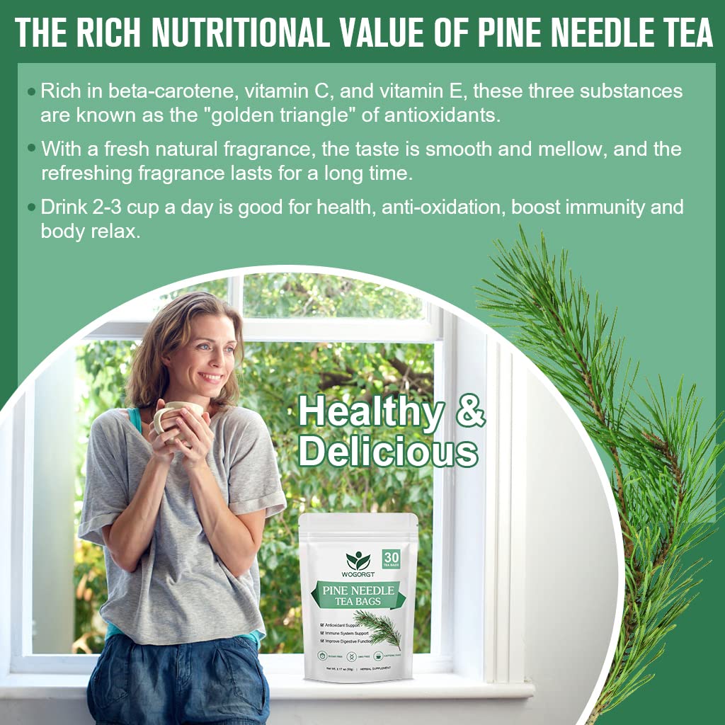 aromatic pine needle tea for relaxation