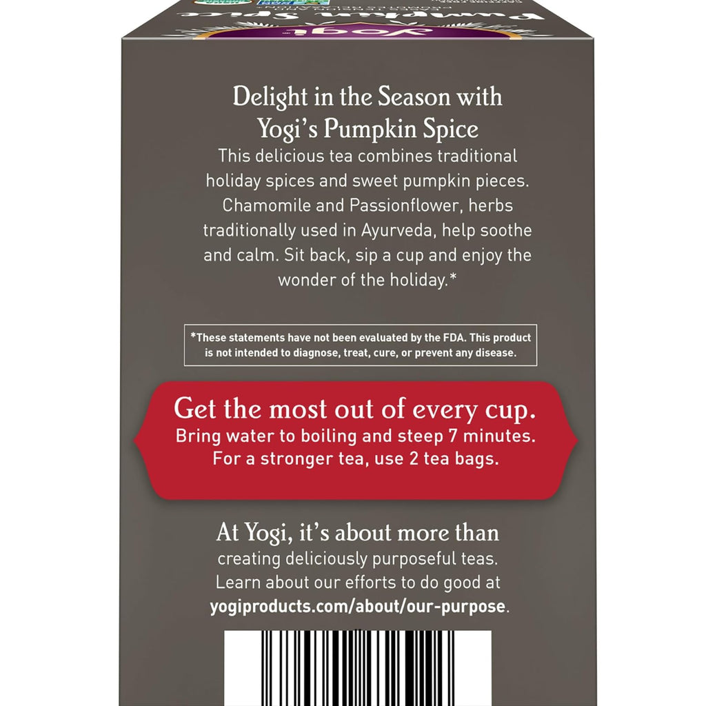 aromatic pumpkin spice tea blend