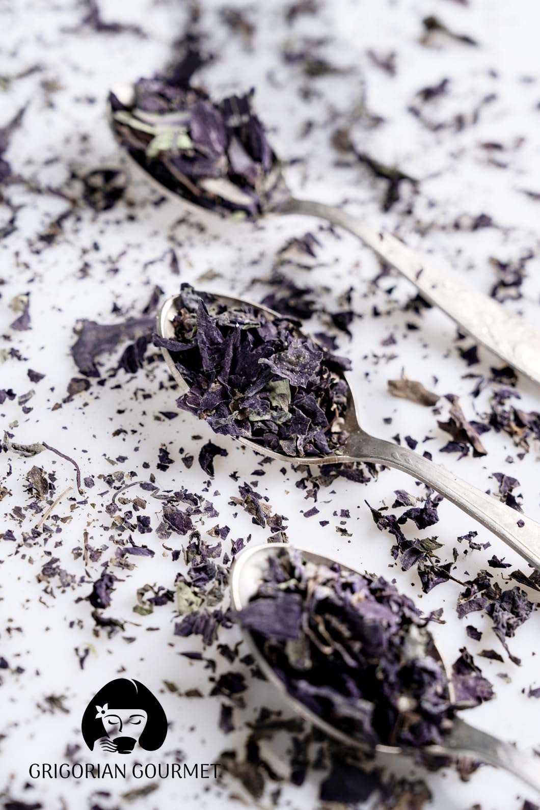 aromatic purple basil for cooking