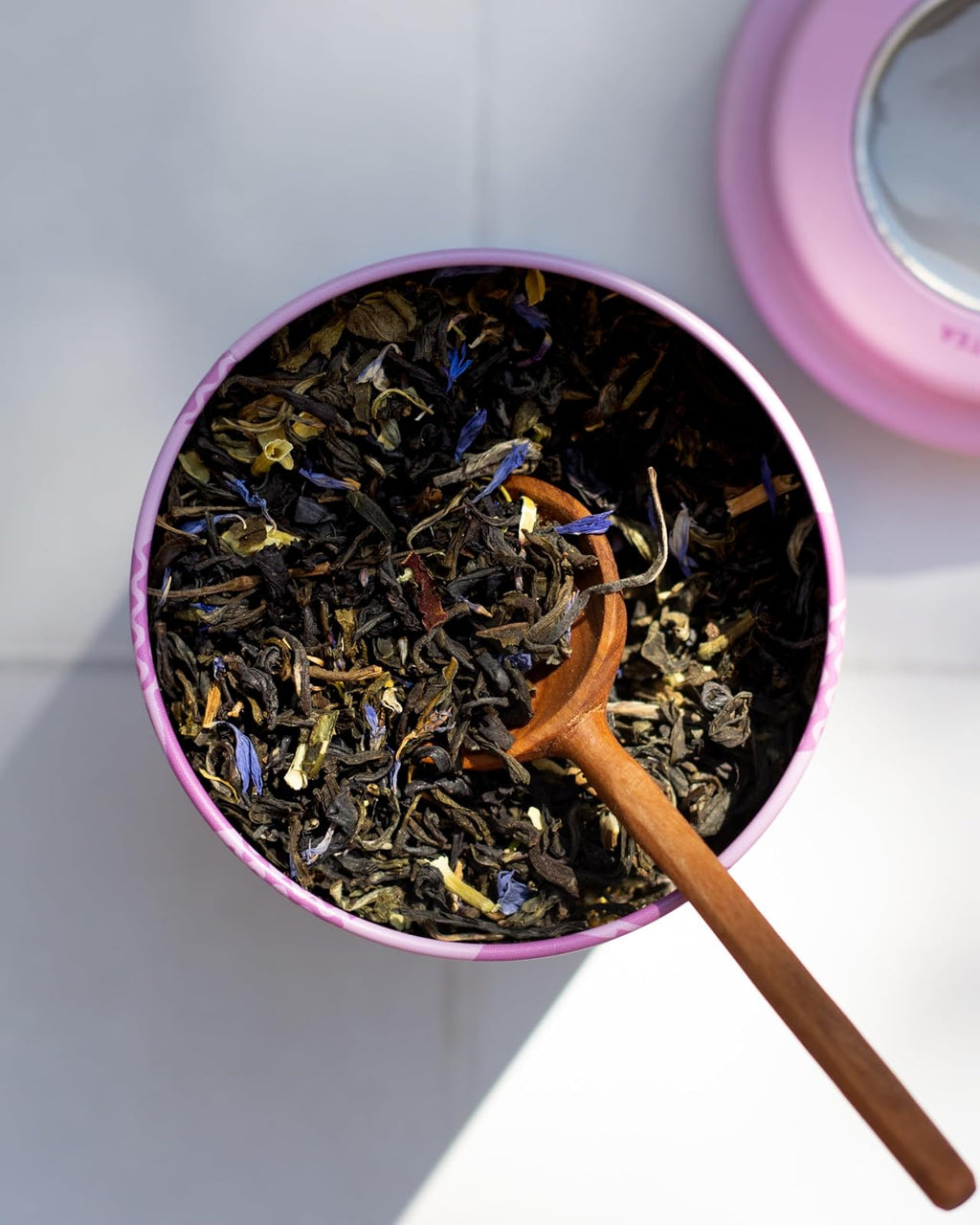 aromatic purple jasmine tea experience