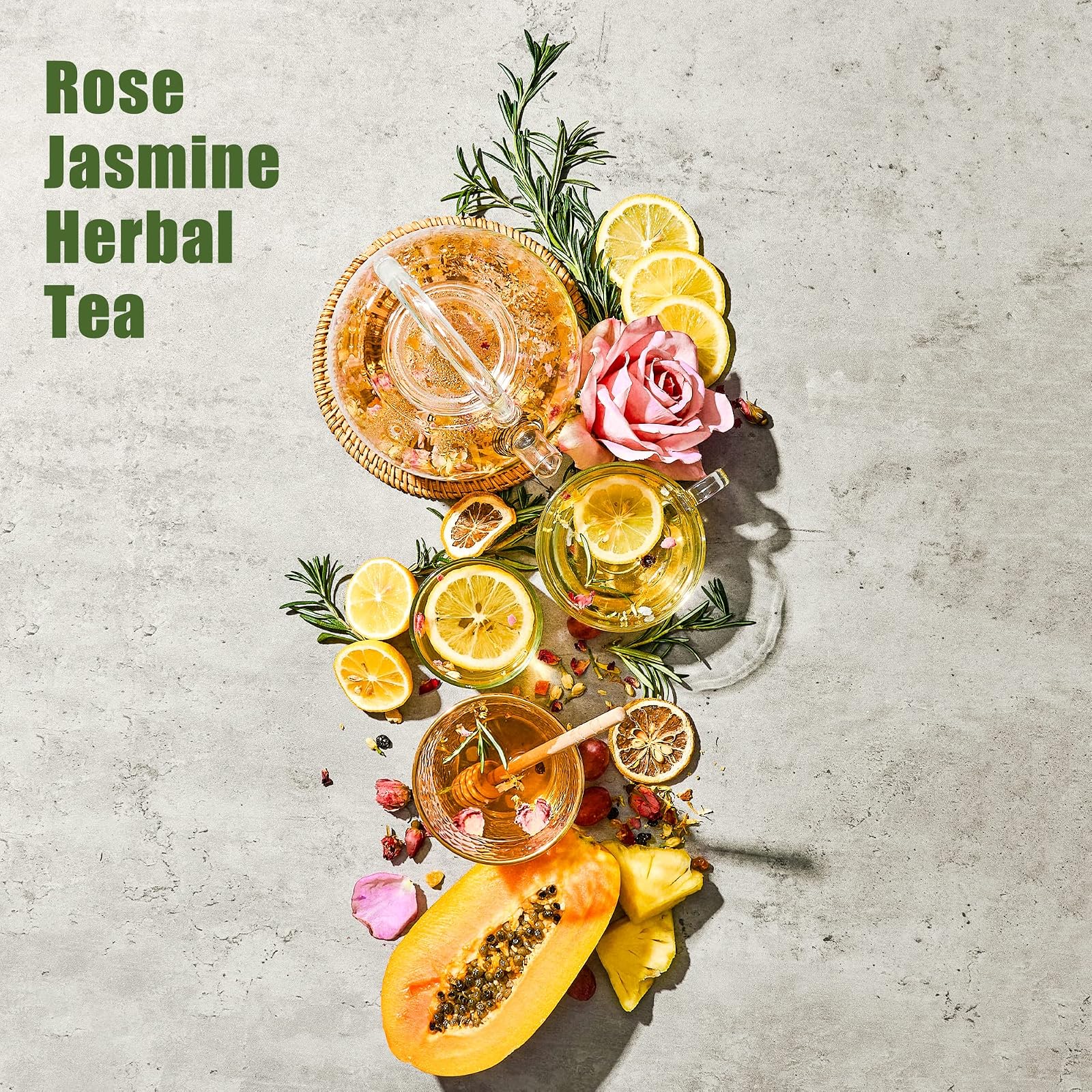 aromatic rose jasmine tea experience
