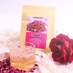 aromatic rose petals for herbal detox