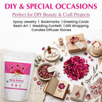 Aromatic rose petals for soothing herbal tea