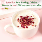 aromatic rose petals for tea blends