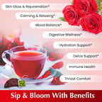 aromatic rose tea for wellness