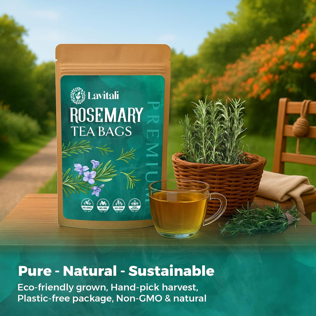 aromatic rosemary herbal detox tea
