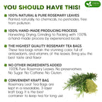 aromatic rosemary herbal tea blend