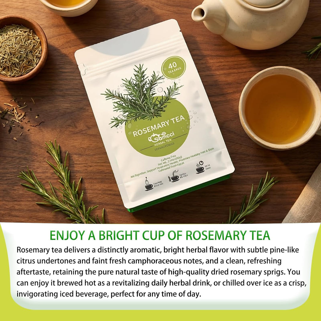aromatic rosemary tea for wellness