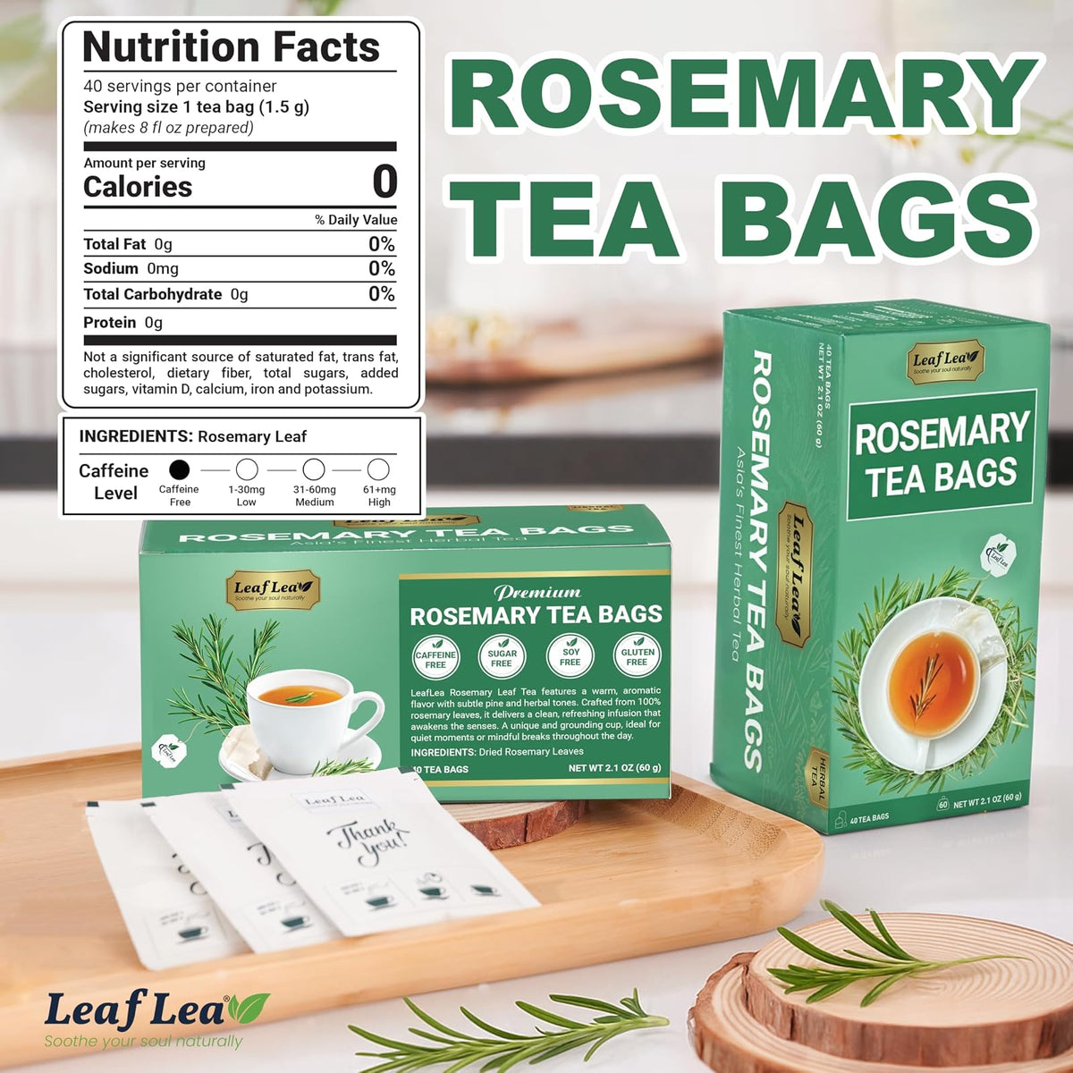 aromatic rosemary tea for wellness