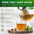 aromatic sage tea for digestive health