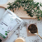 aromatic spearmint leaves for infusion