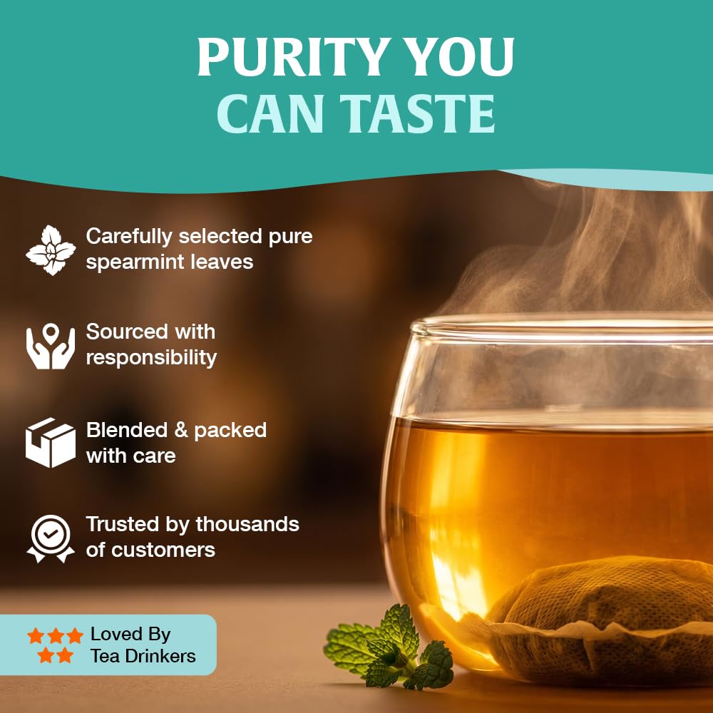 aromatic spearmint tea bags for digestion