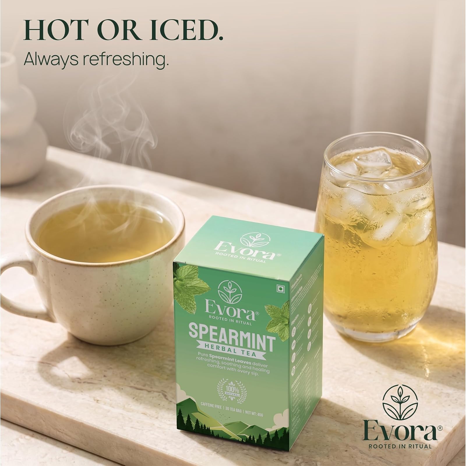 aromatic spearmint tea for daily enjoyment