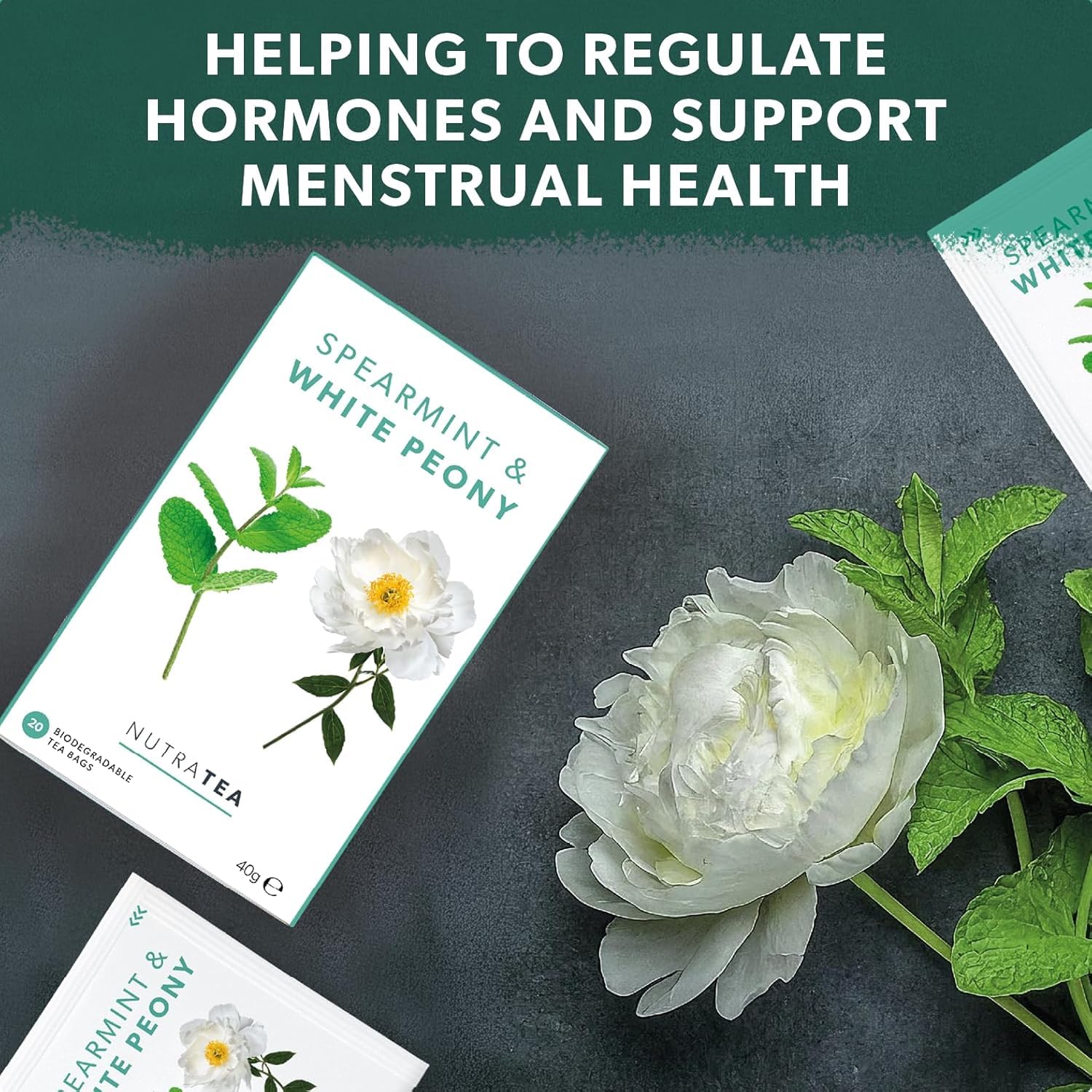 aromatic spearmint tea for relaxation