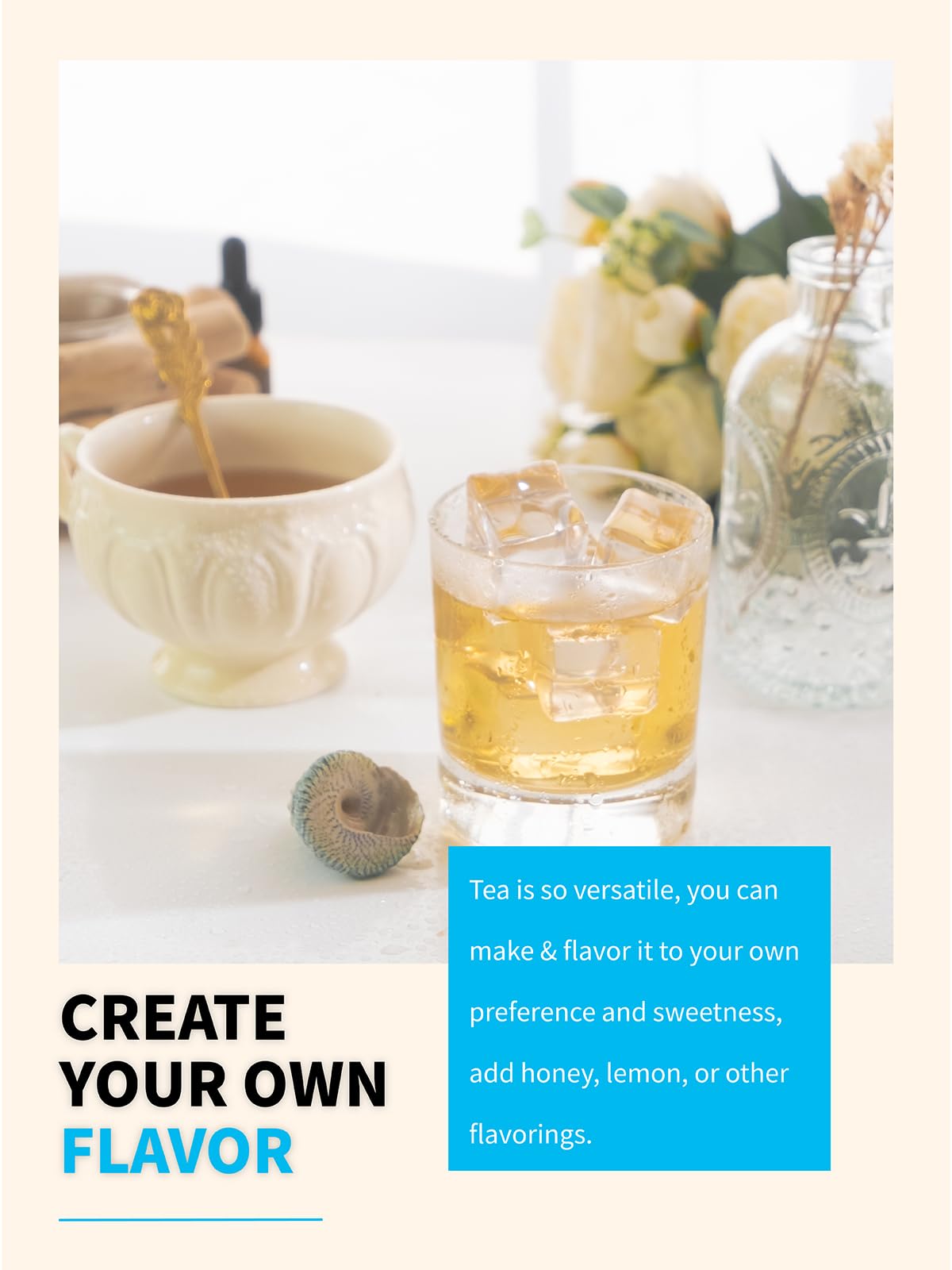 aromatic spearmint tea for wellness