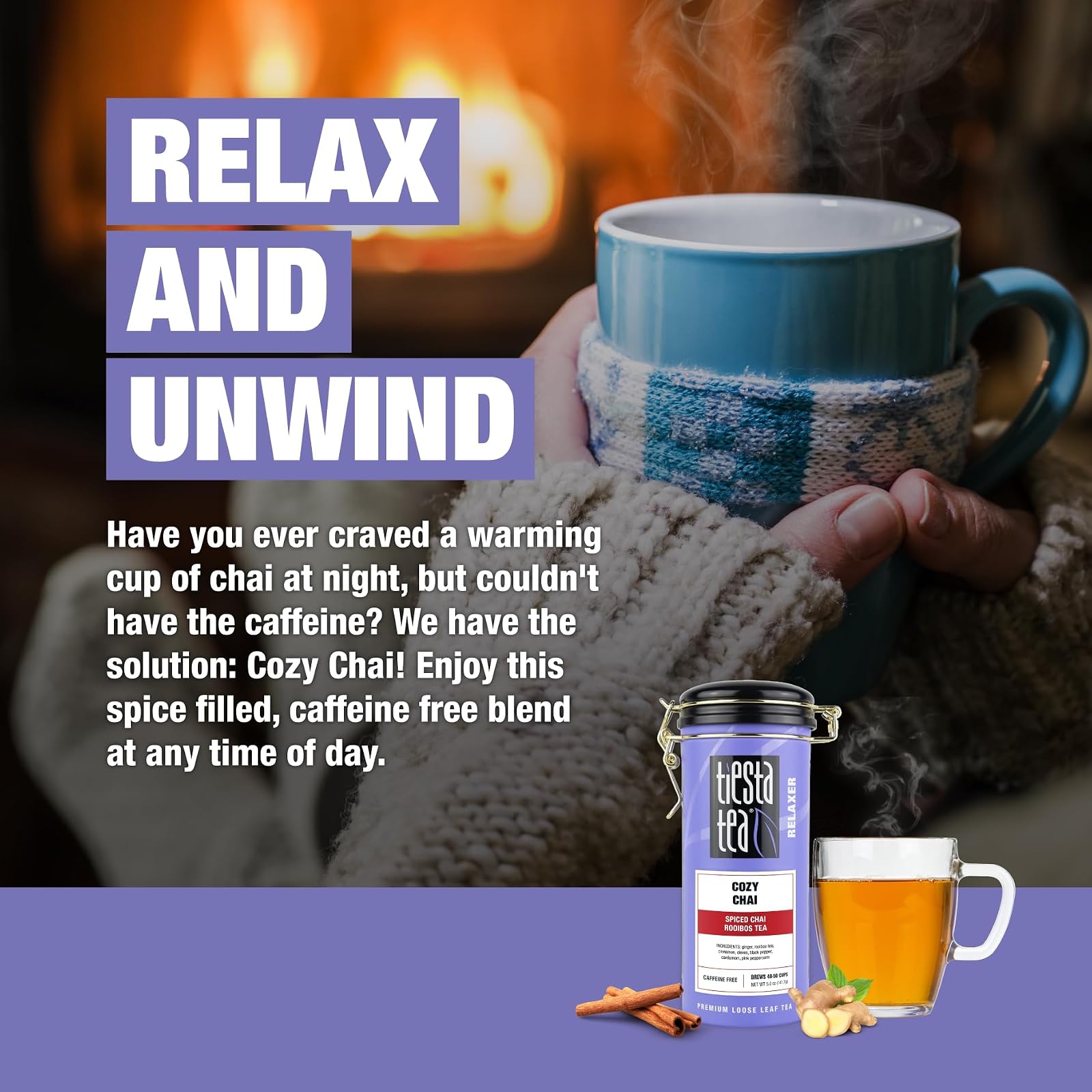 aromatic spiced chai tea experience