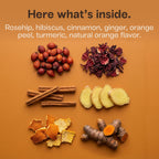 aromatic spiced orange tea pouch