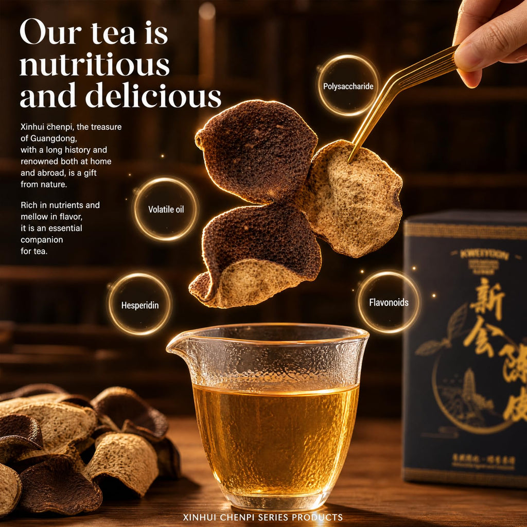 aromatic tangerine peel infusion