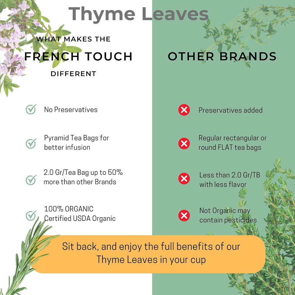 aromatic thyme tea for relaxation