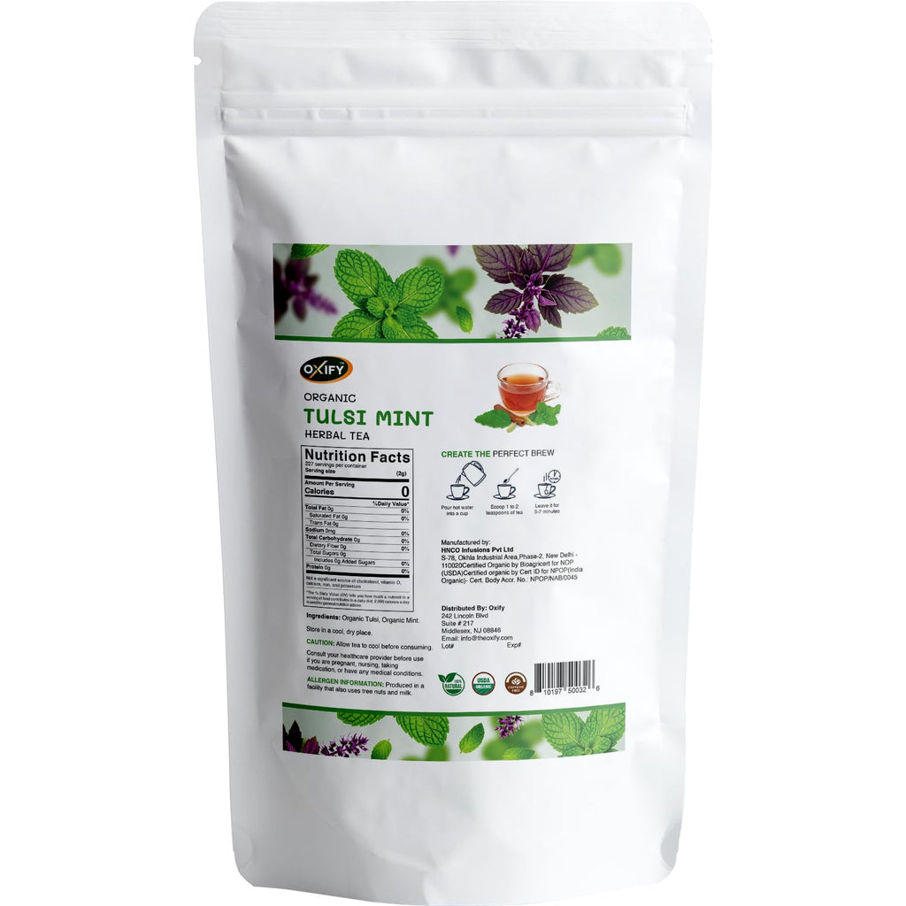 aromatic tulsi mint herbal blend