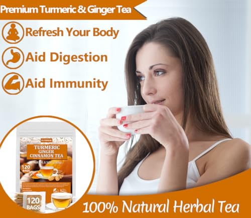 aromatic turmeric ginger tea bags