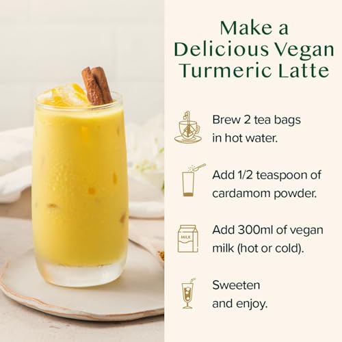 aromatic turmeric ginger tea blend