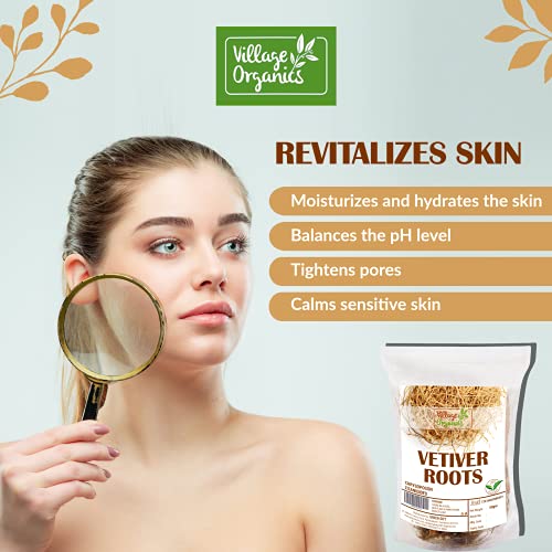 aromatic vetiver root for calming effects