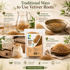 aromatic vetiver root herbal infusion