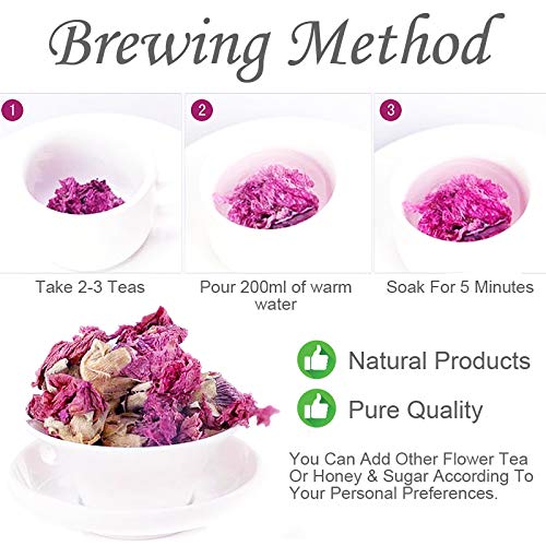 aromatic violet tea for brewing