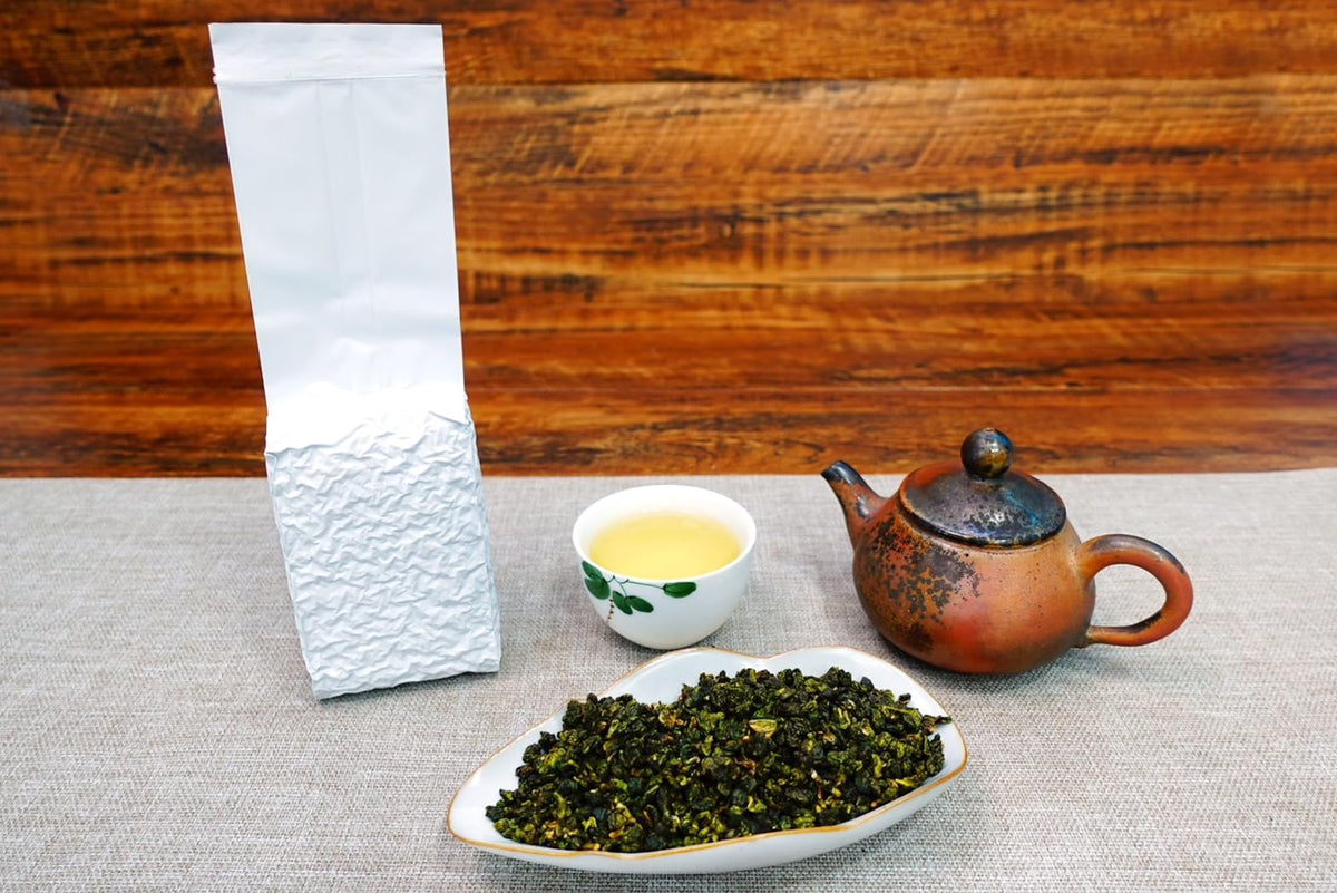 aromatic white ginger green tea