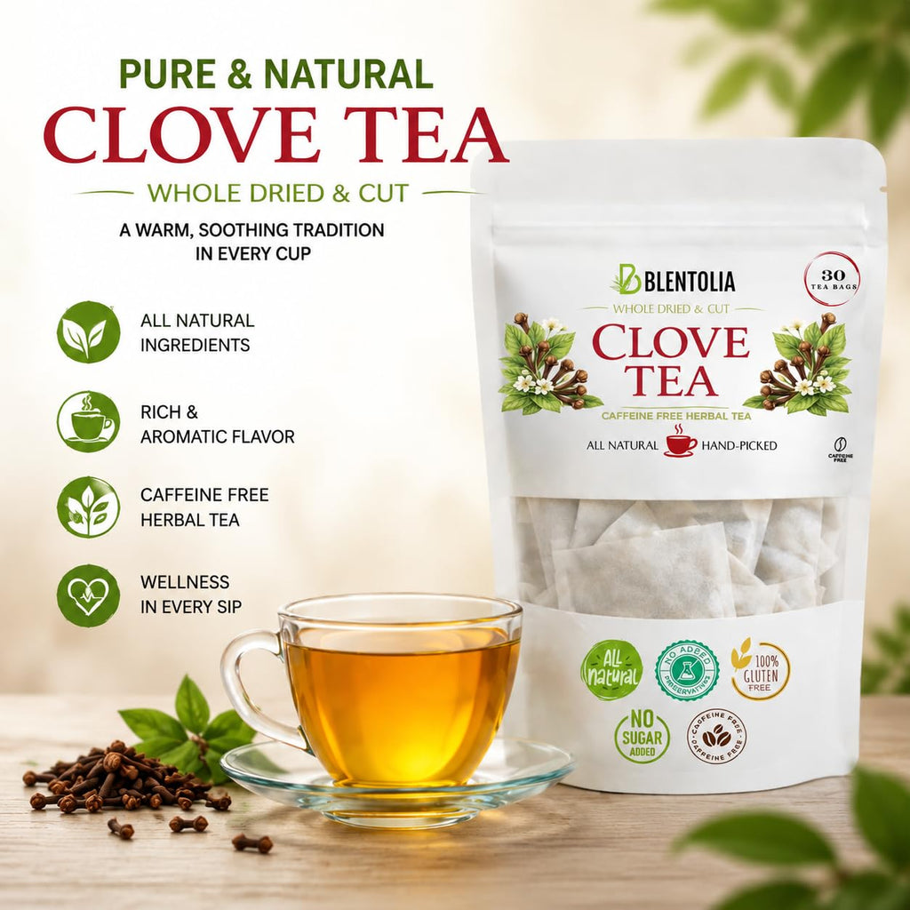 aromatic whole clove tea for relaxation