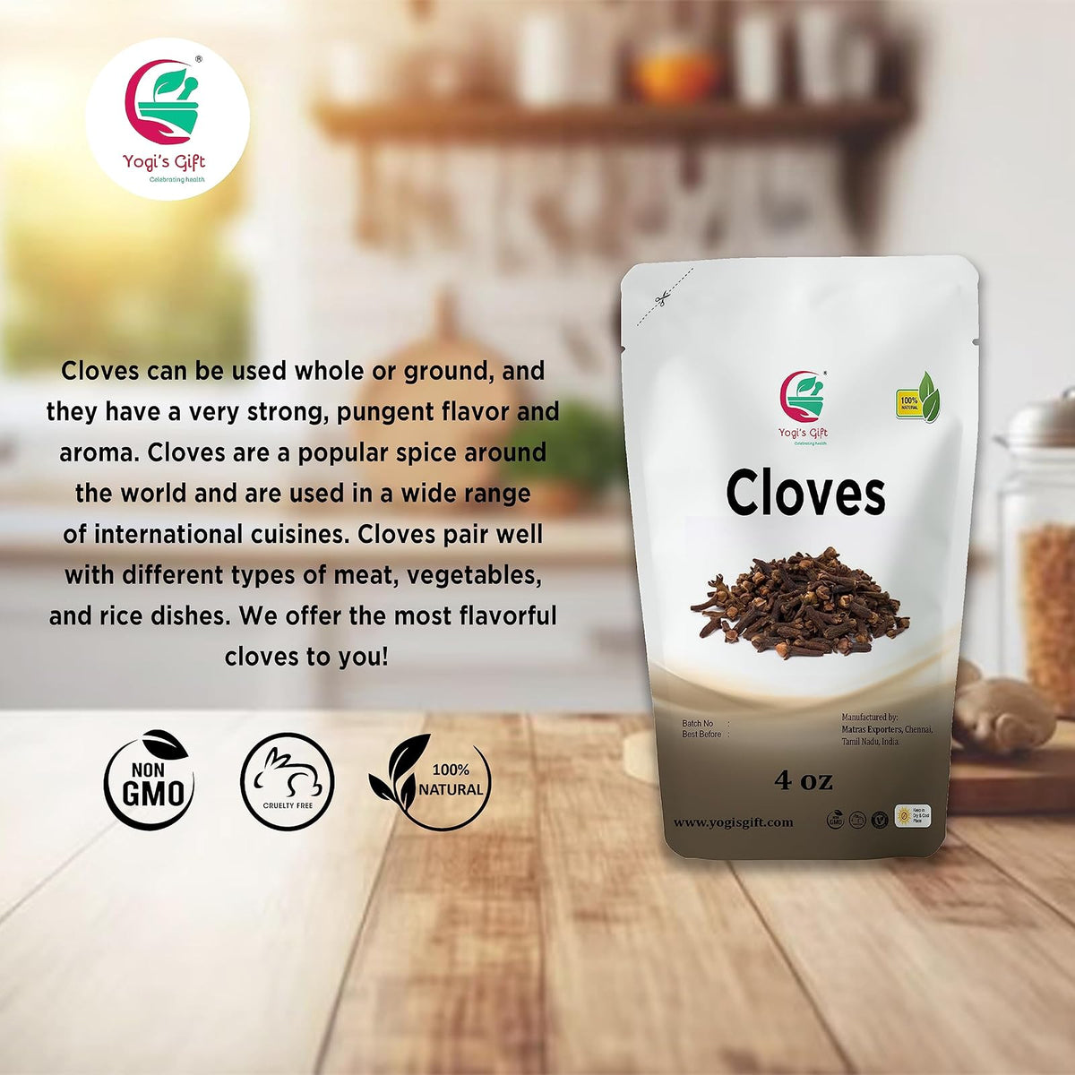 aromatic whole cloves for baking