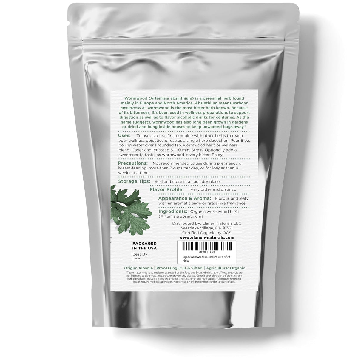 aromatic wormwood for calming tea