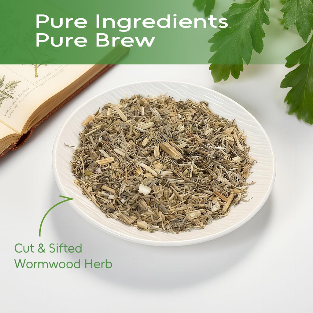 aromatic wormwood tea for relaxation