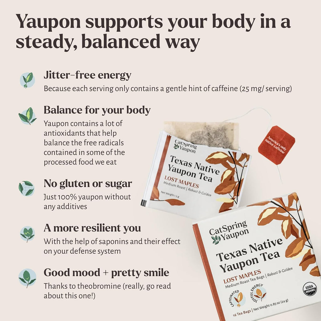 aromatic yaupon tea for wellness