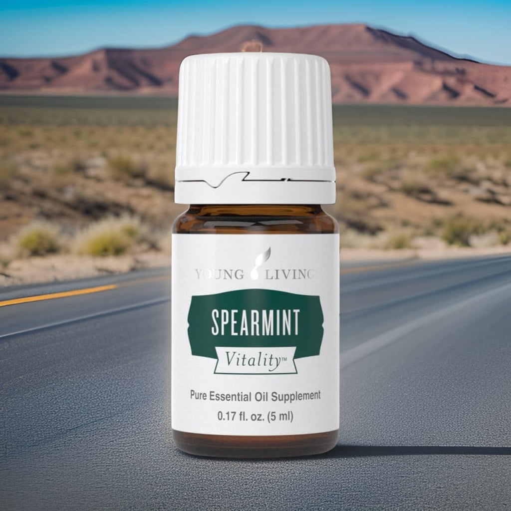aromatic Young Living spearmint oil