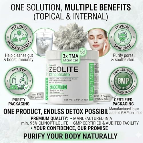 Aromel zeolite for digestive health