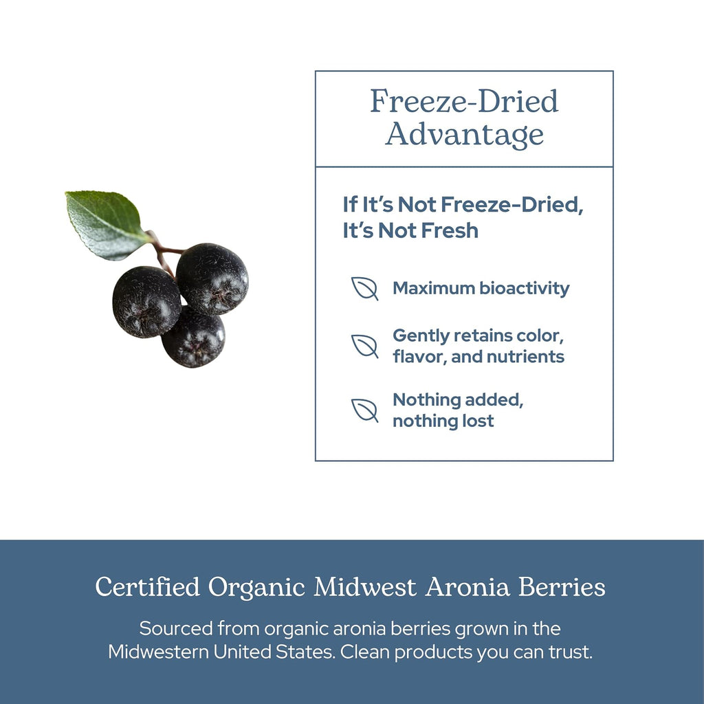 Aronia berry capsules for seniors