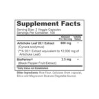 artichoke 600 mg for weight management