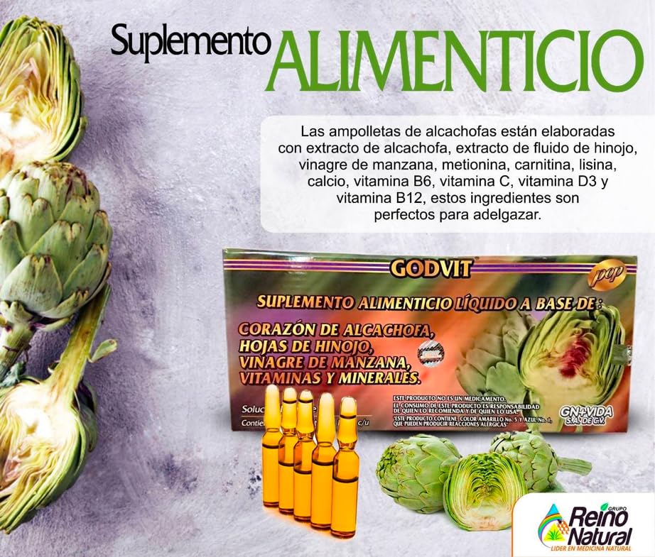 artichoke ampoules boost metabolism