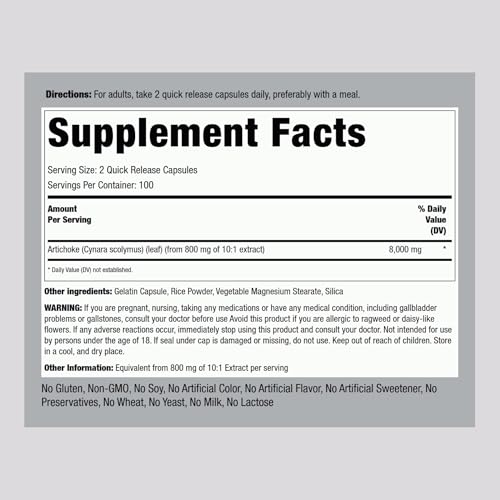 artichoke capsules for digestive support