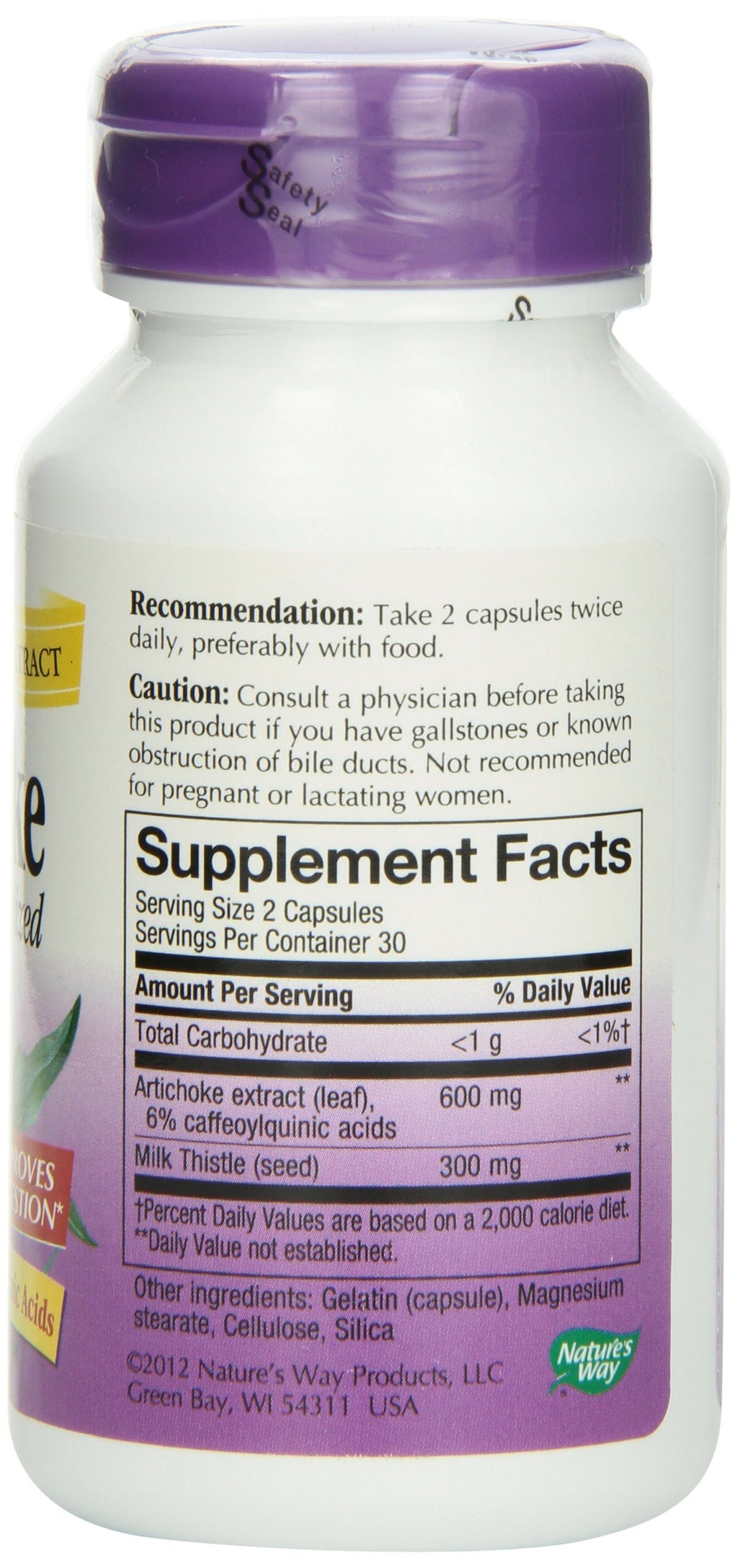 artichoke capsules for weight management