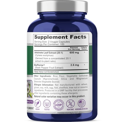 Artichoke capsules support liver function