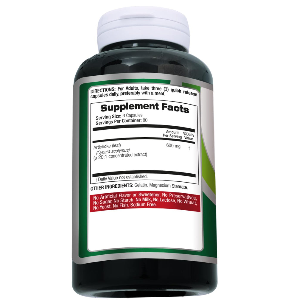 artichoke supplement for balanced nutrition